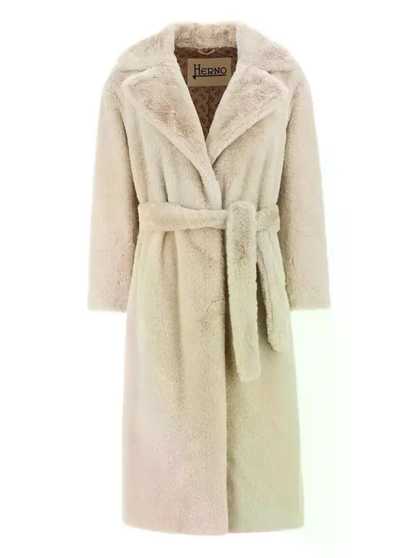 Herno Belted Coat - Neutrals