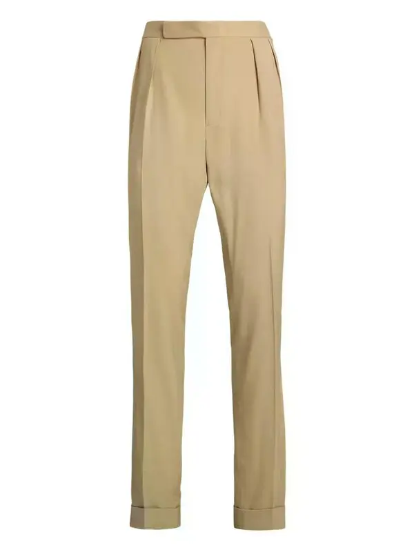 Ralph Lauren Gregory Pleated Gabardine Trousers