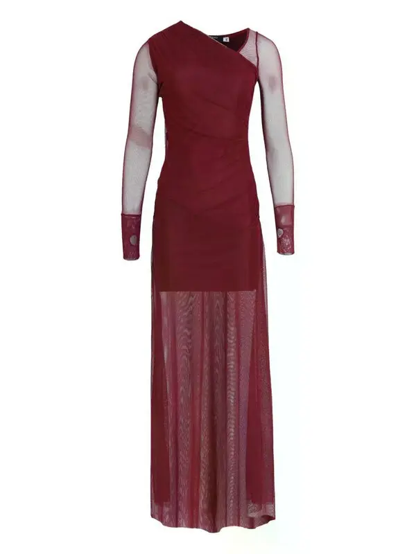 AMIR SLAMA Asymmetric-neck Maxi Dress