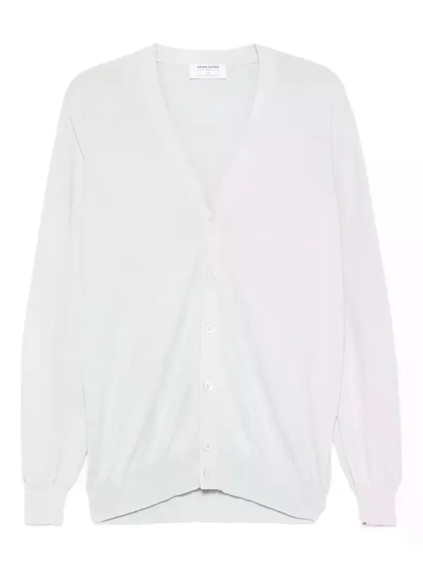GRAN SASSO V-neck Cardigan - Grey