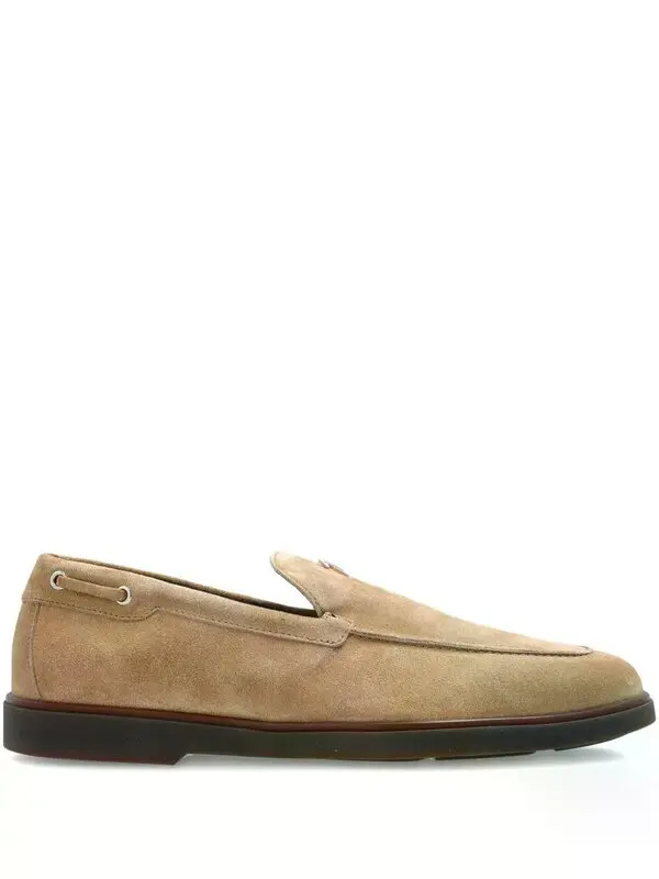 GIUSEPPE ZANOTTI Suede Loafers - Brown