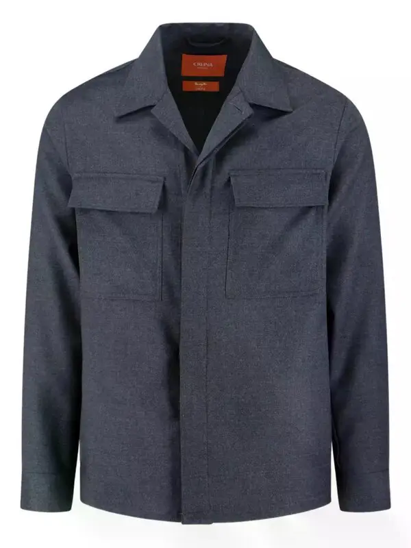 CRUNA Virgin Wool Shirt - Grey