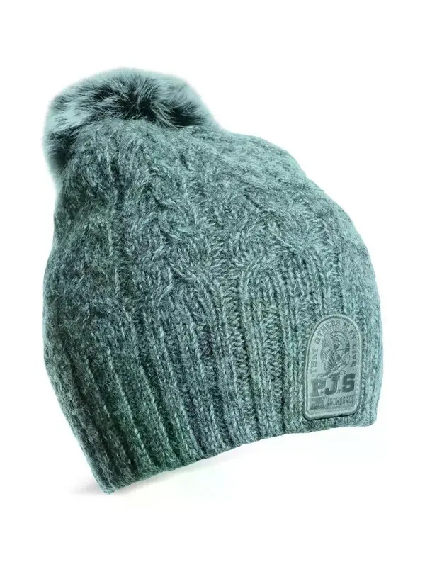 PARAJUMPERS Cable-knit Beanie - Blue