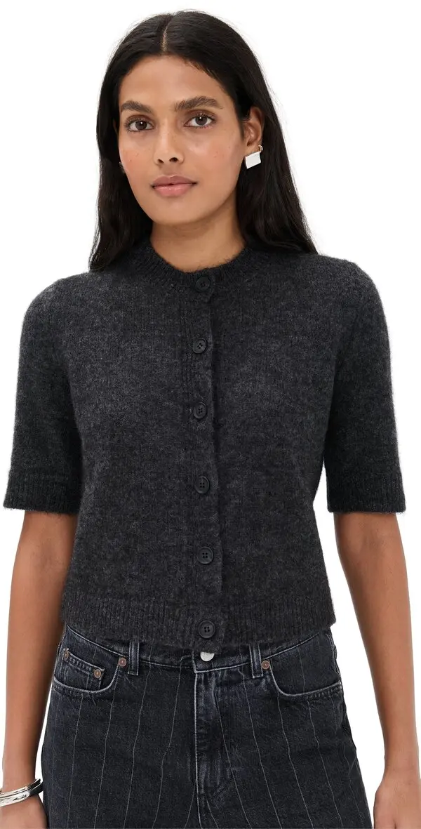 HOUSE OF DAGMAR Brushed Knit Cardigan Top