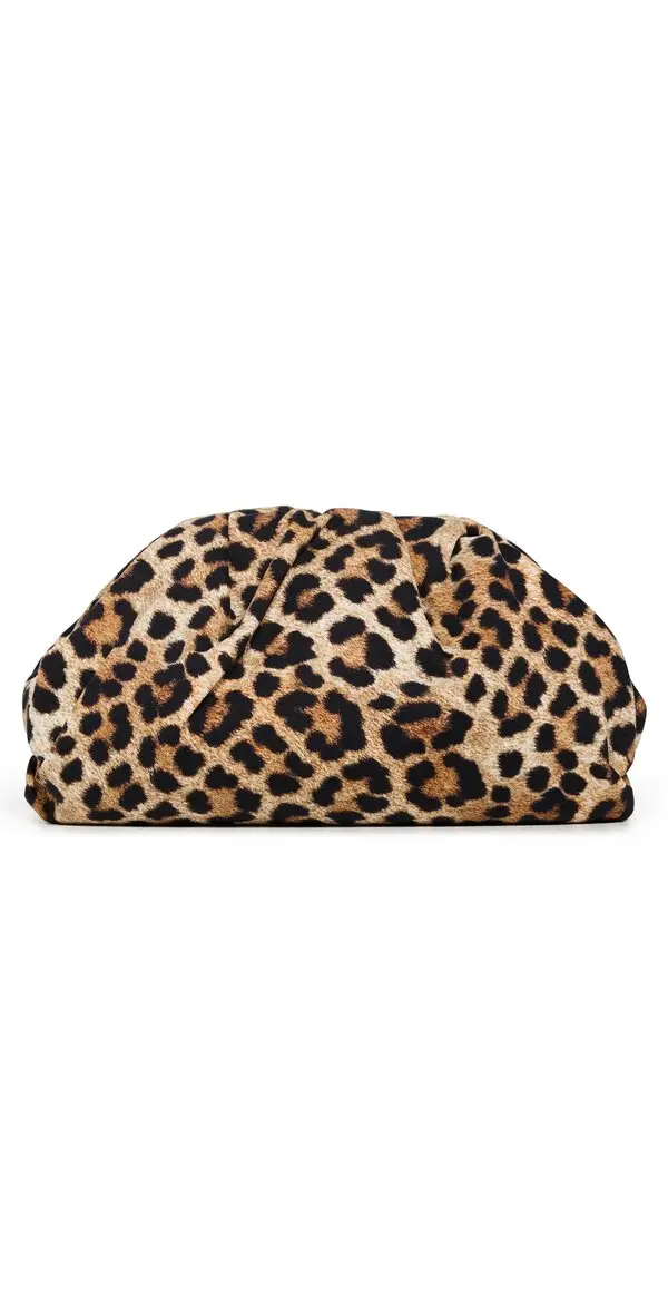 LOEFFLER RANDALL Bailey Jersey Clutch - Leopard