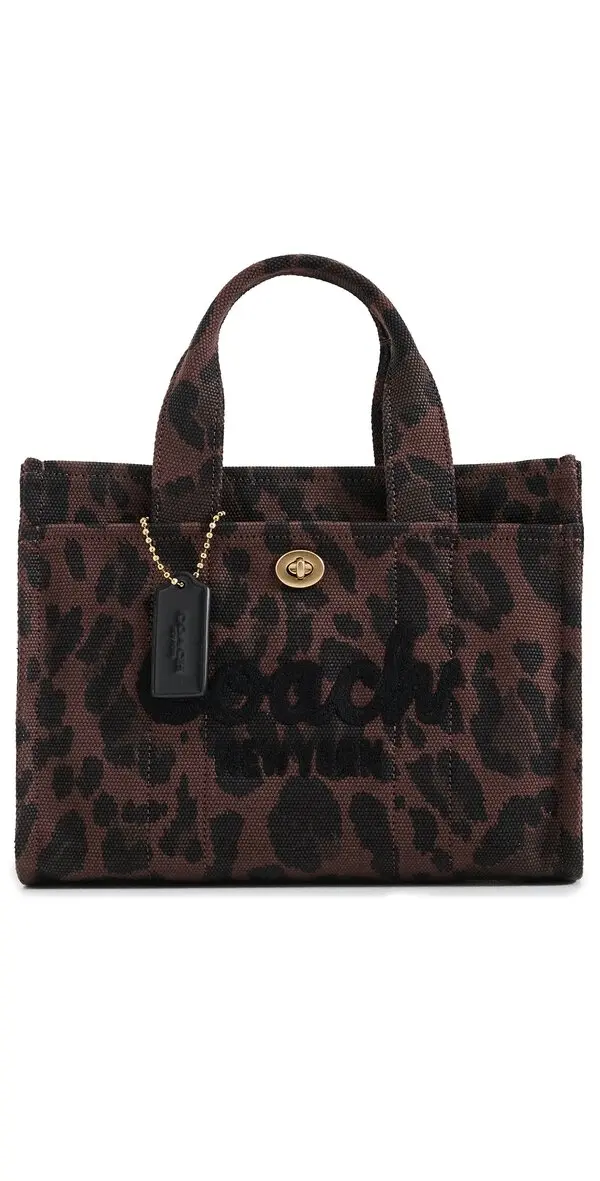 Coach Leopard Cargo Tote 26