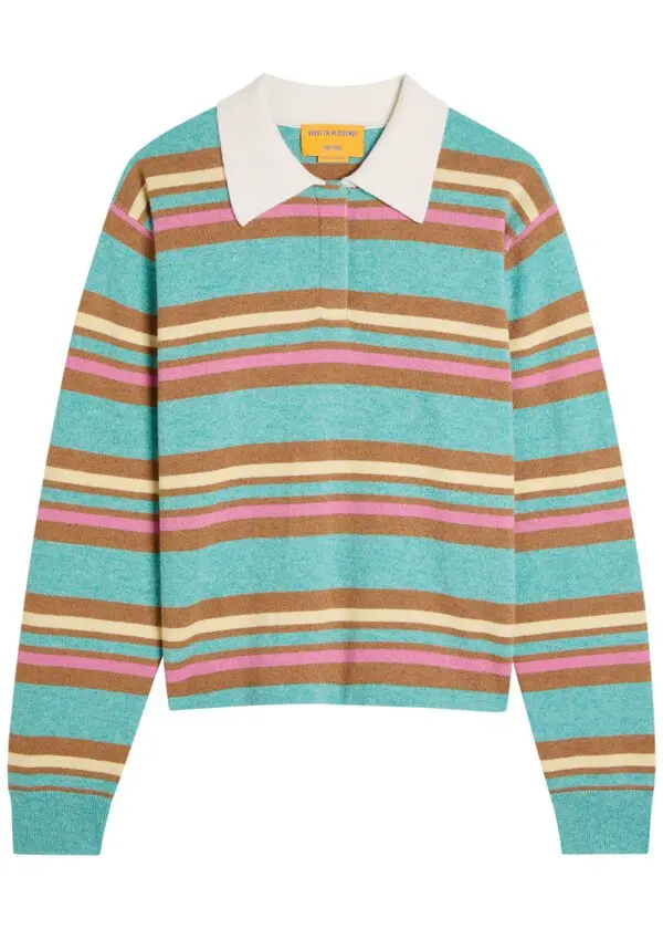 Guest In Residence Cashmere Polo Top