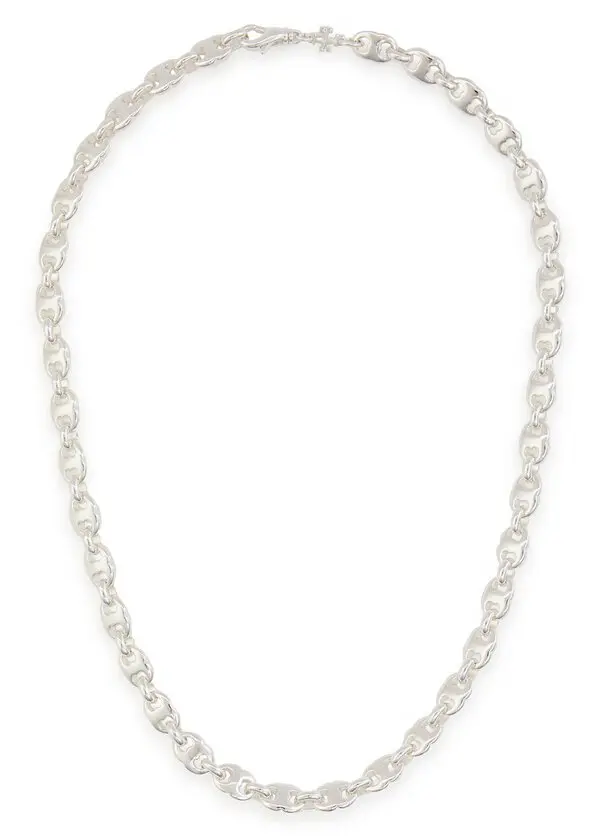 Tory Burch Logo Gemini Link Necklace