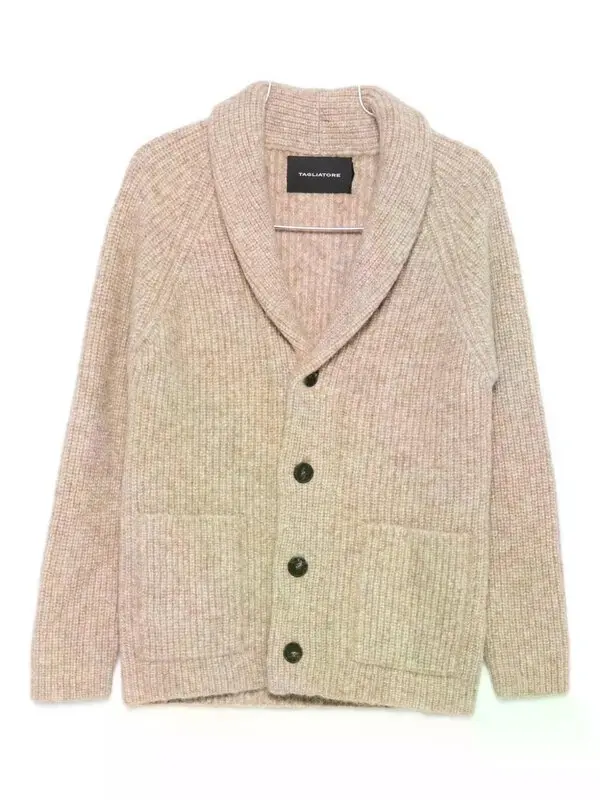Tagliatore Shawl-collar Knit Cardigan