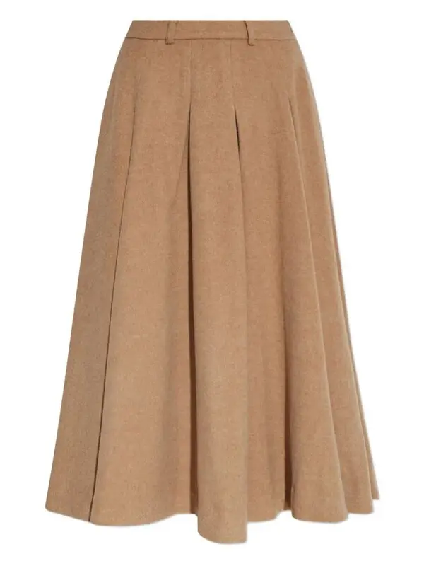 BY MALENE BIRGER Eden Wool Skirt - M Medium Beige Me