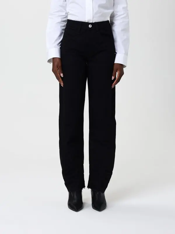 JIL SANDER Straight Leg Jeans - Black