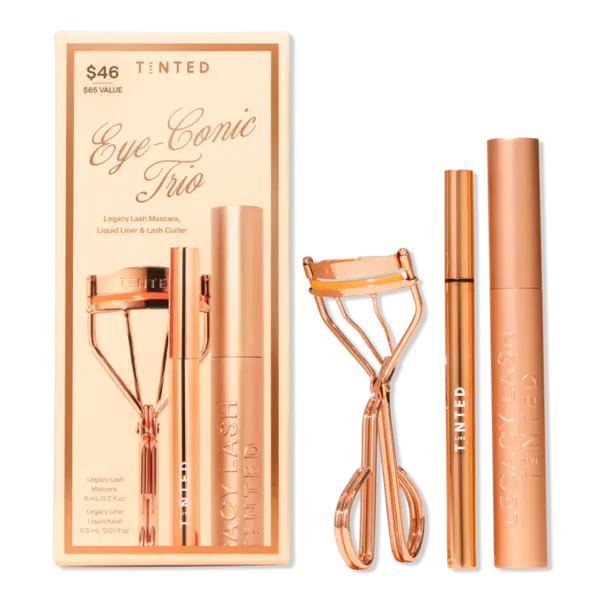 LIVE TINTED Eyeconic Trio Legacy Lash Mascara, Liquid Liner, And Lash Curler - One-color