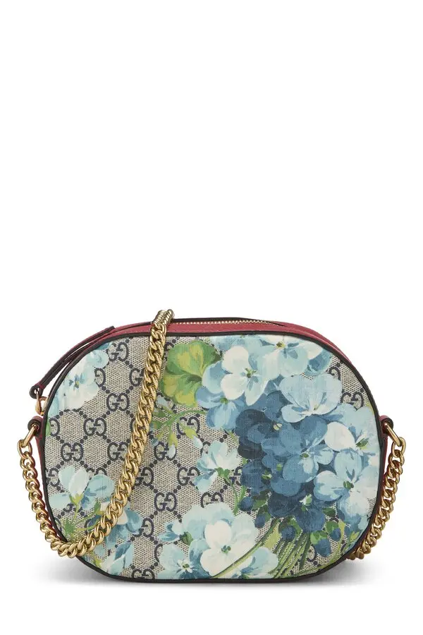 Gucci Gg Blooms Supreme Canvas Chain Crossbody