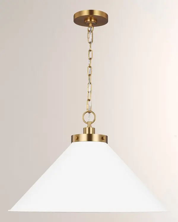 VISUAL COMFORT STUDIO Wellfleet Medium Wide Pendant Chapman & Myers