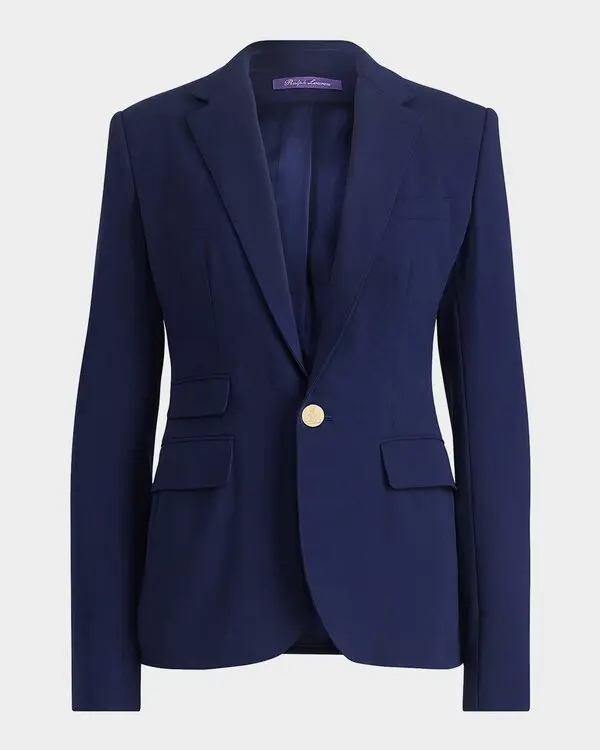 Ralph Lauren Parker Wool Crepe Jacket