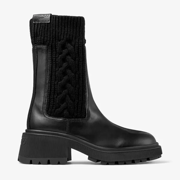 JIMMY CHOO Tamia Leather Ankle Boots
