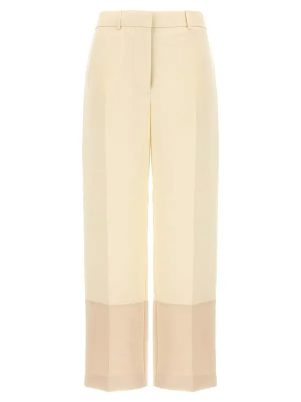 Tory Burch Crepe Cropped Trousers