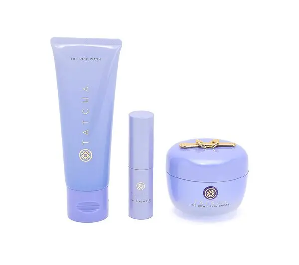 TATCHA Super-size Dewy Skin Cream With Serum Stick & Rice Wa