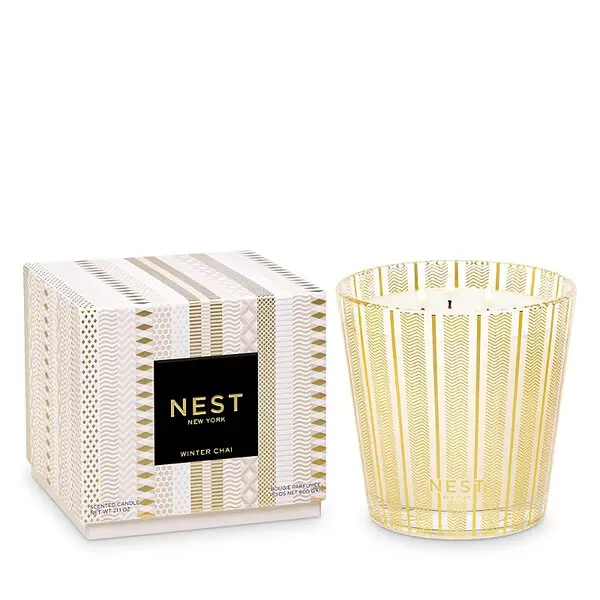 NEST NEW YORK Winter Chai 3-wick Candle 21.1 Oz