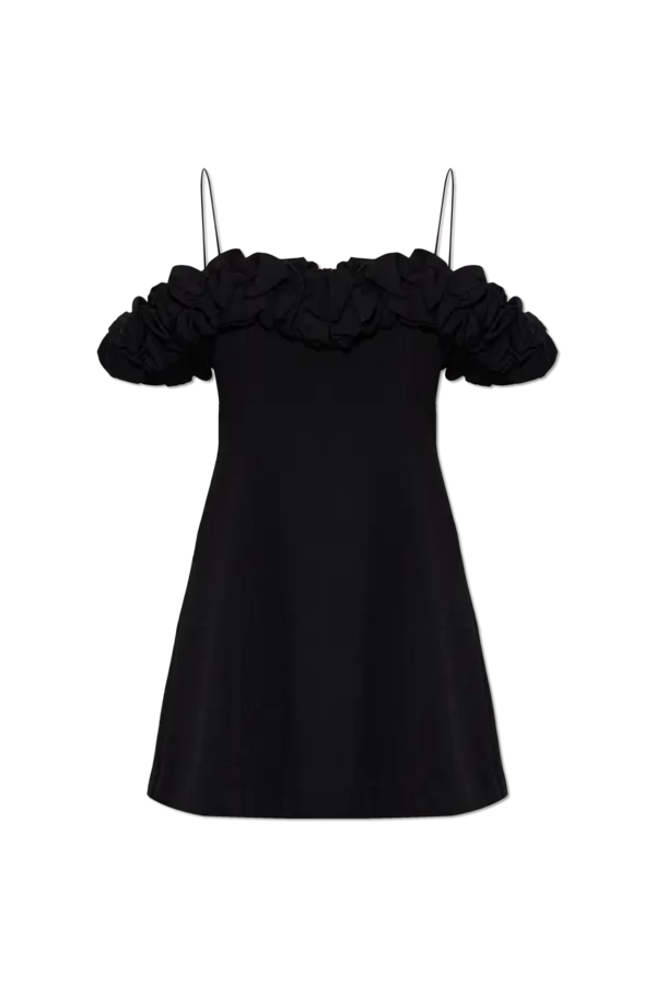 Remain Birger Christensen Off-shoulder Mini Dress - Black