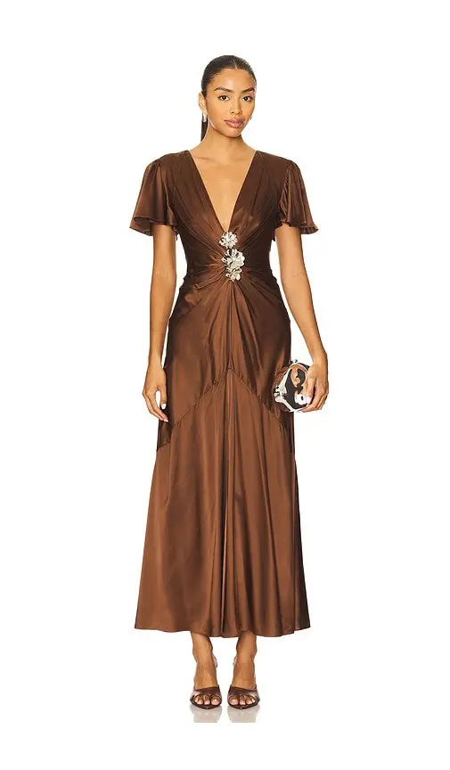 Cinq À Sept Kordyn Satin Dress