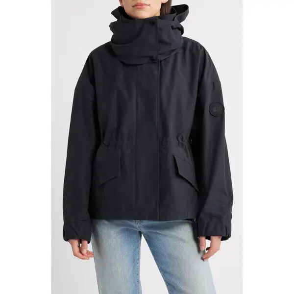 Canada Goose Olivine Oversize Water Repellent Twill Jacket - Black - Noir
