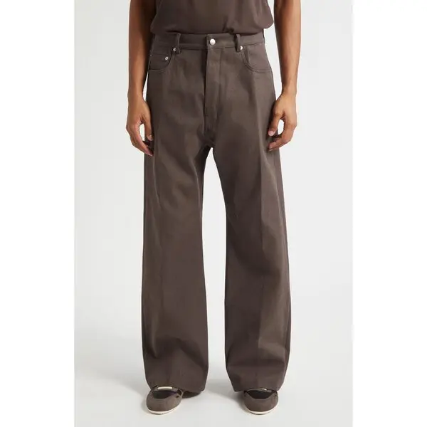Rick Owens Geth Wide-leg Jeans - Ash