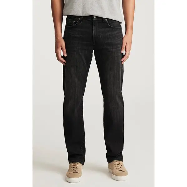 MAVI Zach Straight Leg Jeans - Smoke Williamsburg