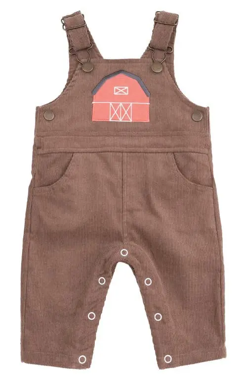 ANGEL DEAR Little Farm Corduroy Overalls - Brown