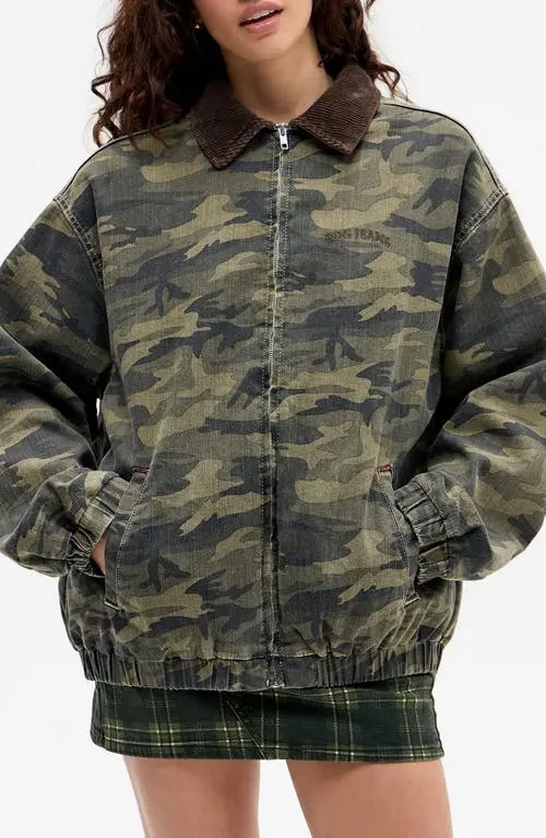 BDG URBAN OUTFITTERS Camo Zip Jacket