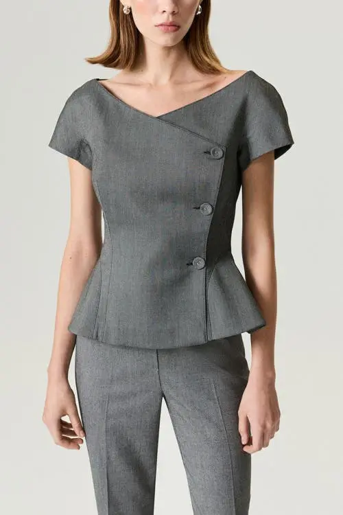 NOCTURNE Double-breasted Tailored Vest