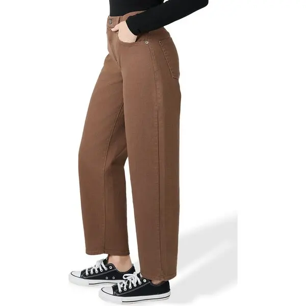 MOD/AM Daisy Barrel High Rise Jeans - Mousse
