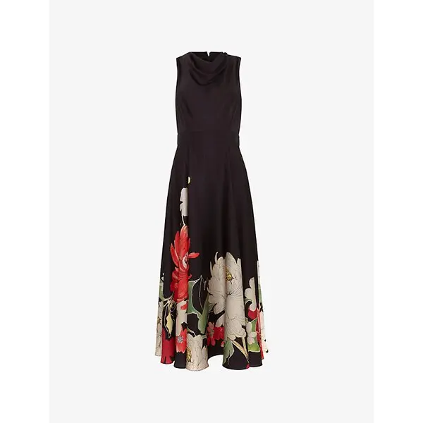 PHASE EIGHT Petite Cheryl Printed Woven Midi Dress