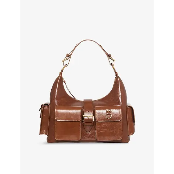 The Kooples Amelia Leather Shoulder Bag