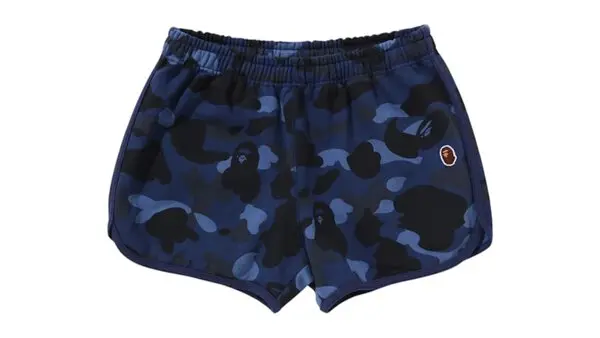 BAPE Camo Sweat Shorts - Blue