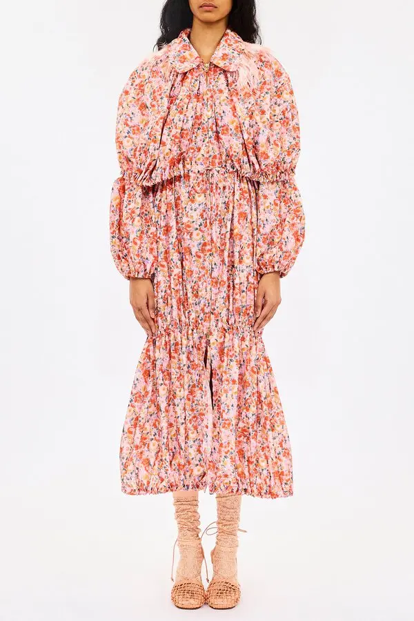 Ulla Johnson Nadia Floral Print Coat