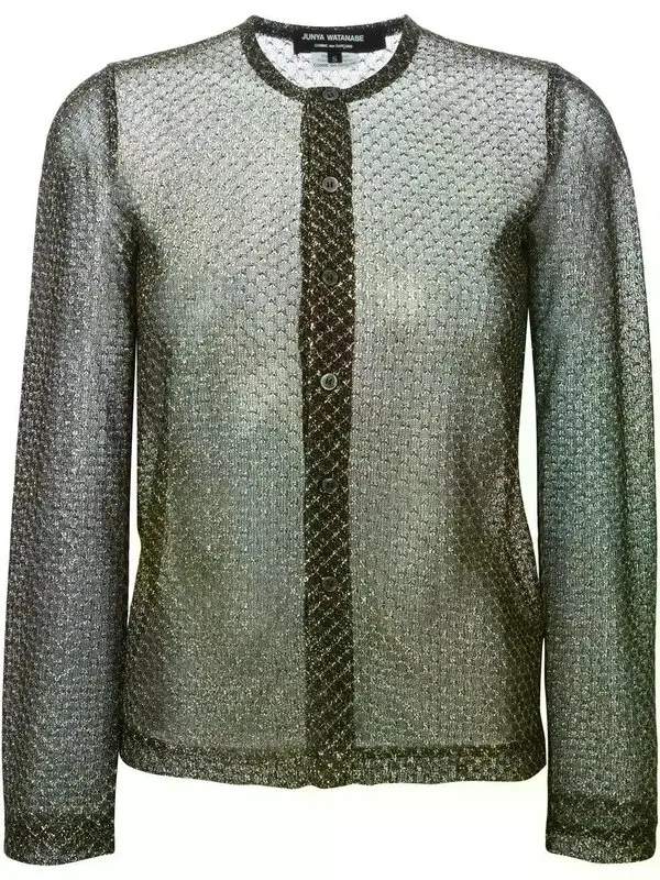 Junya Watanabe Metallic Sheen Cardigan