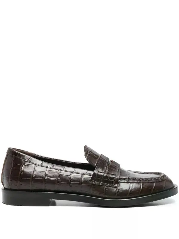 Roberto Festa Xander Crocodile-effect Loafers