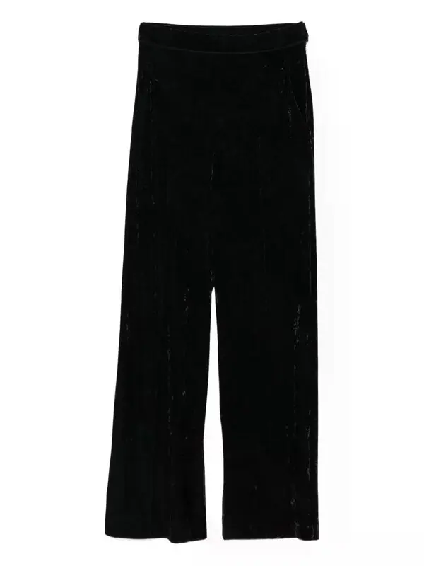 Patrizia Pepe Straight-leg Velvet Trousers