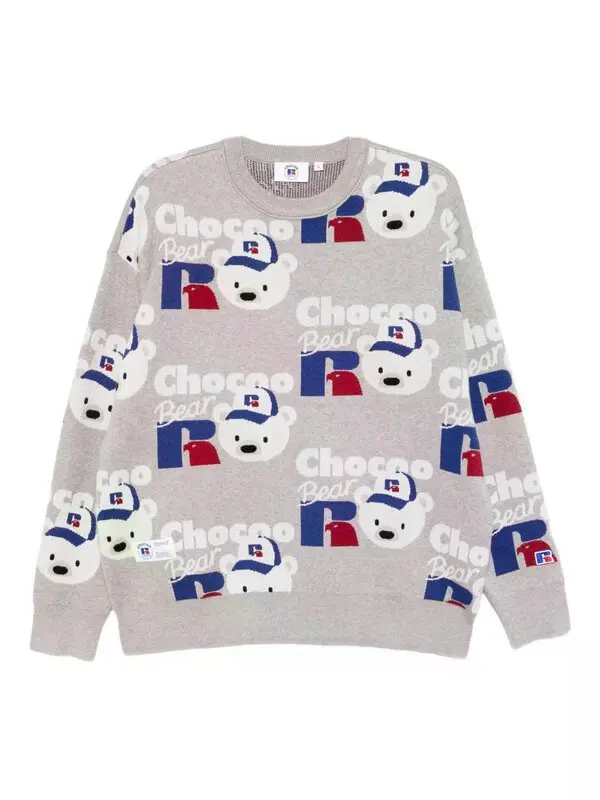 CHOCOOLATE Logo-knitted Jumper - Grey