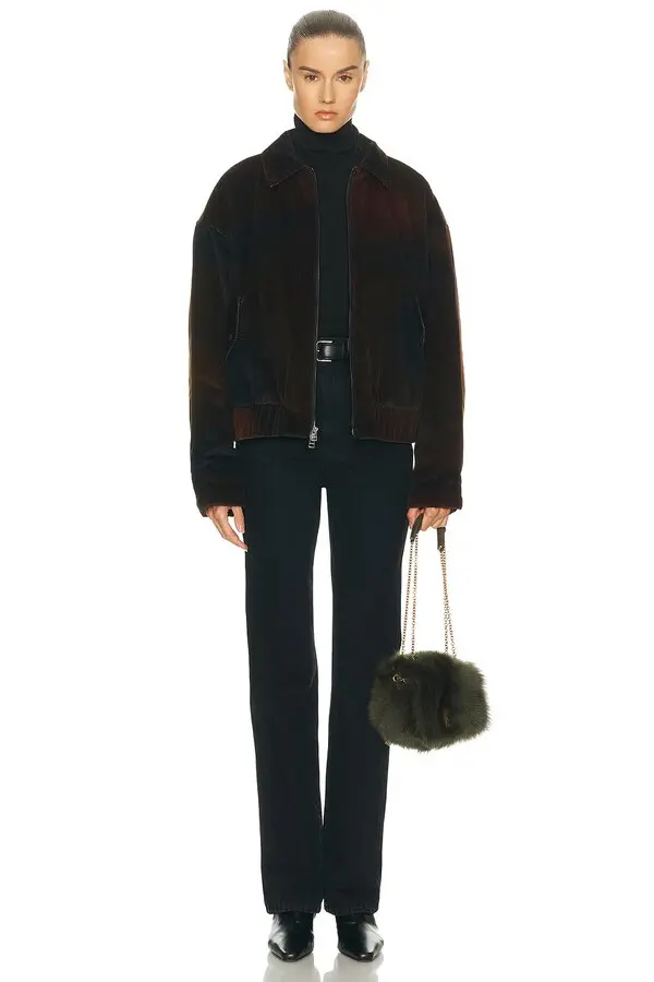 THE ELDER STATESMAN Ombre Cord Boxy Jacket