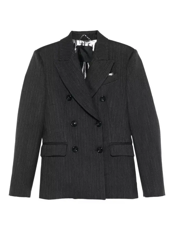 Liu Jo Pinstripe Double-breasted Blazer