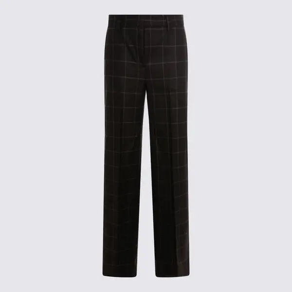 Incotex Wool Straight Leg Trousers