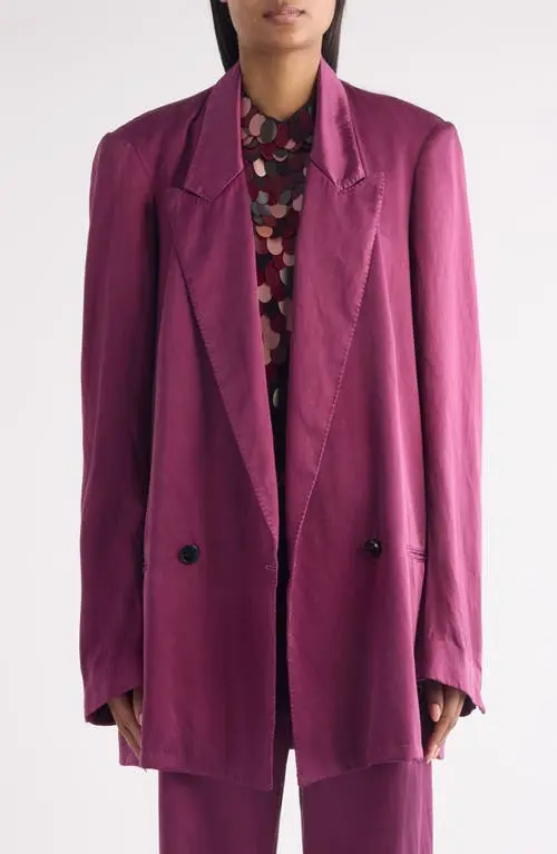 Dries Van Noten Double-breasted Twill Jacket
