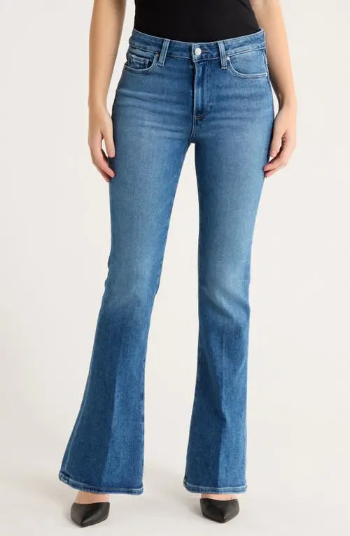 Paige Laurel Canyon High Waist Bootcut Jeans - Bookshelf