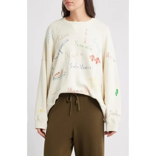 The Great. Slouch Crewneck Sweatshirt