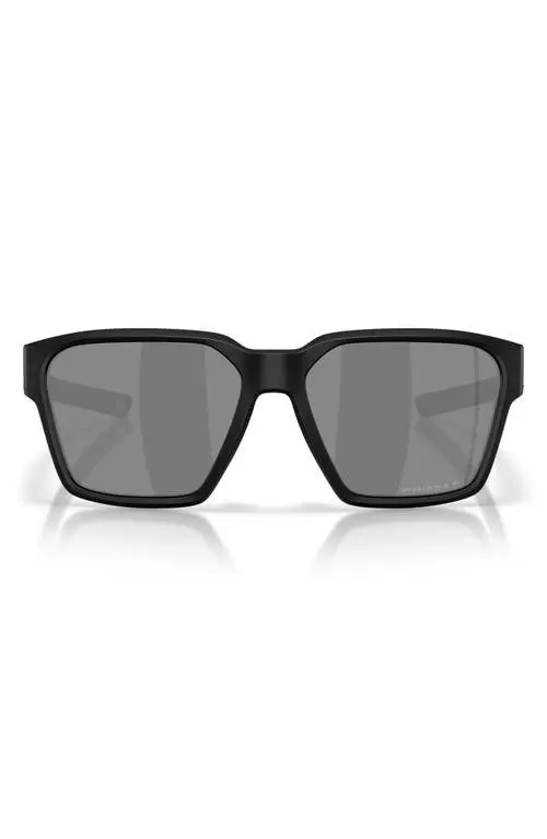 Oakley Briza 58mm Square Sunglasses - Matte Black /prizm Polar