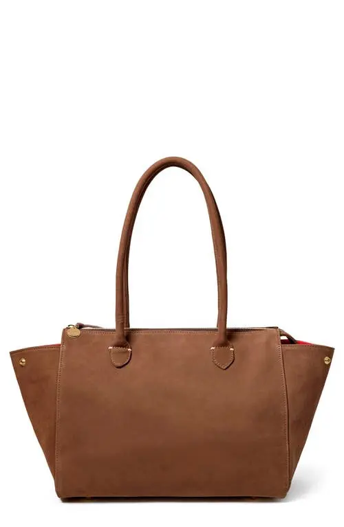 Clare V. Beatrice Nubuck Leather Tote