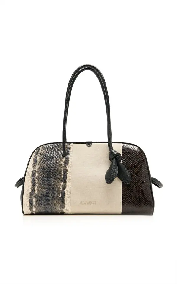 Jacquemus Turismo Snake-effect Leather Shoulder Bag - Multi