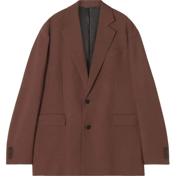 LANVIN Oversized Flannel Jacket